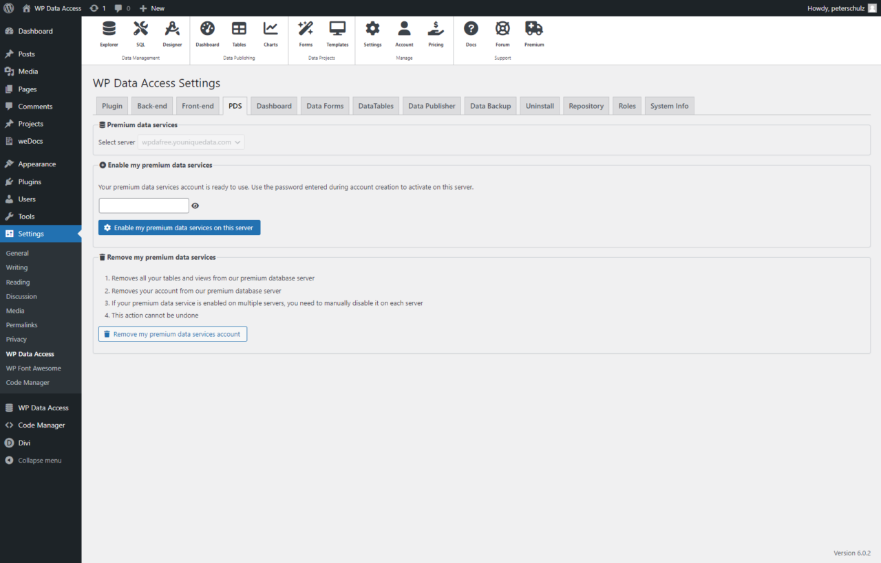 START HERE | WP Data Access