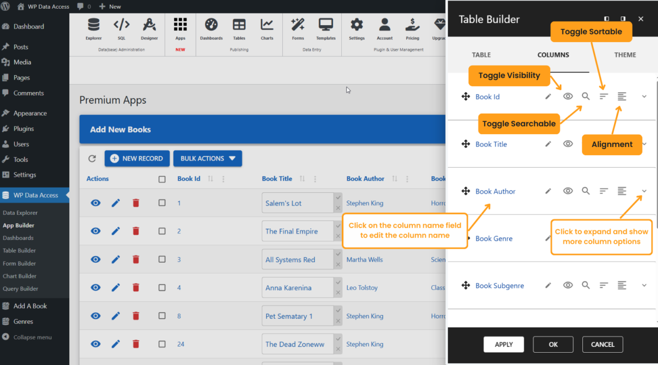 Getting started | WP Data Access